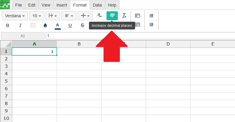 How to Increase Decimal Points