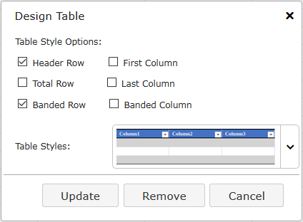 How to use inbuilt templates